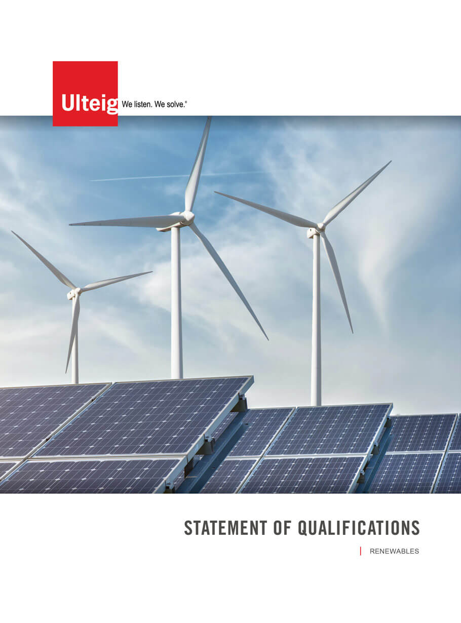 Renewable Energy Engineering Sector | Ulteig